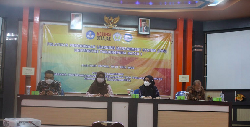 Pelatihan Penggunaan Learning Management System (LMS) UNTAN 2022